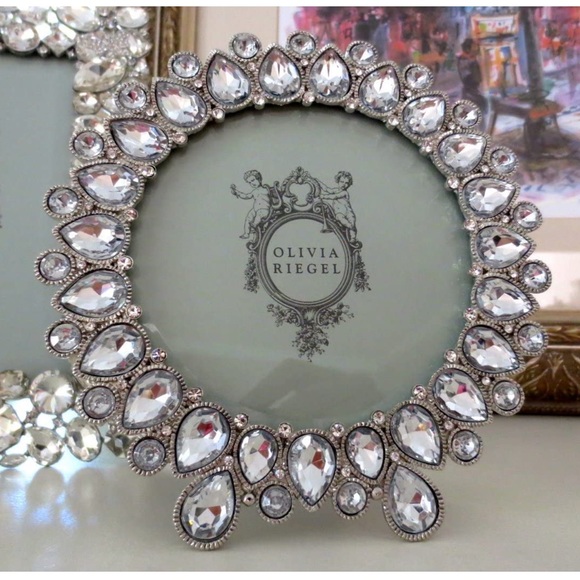 Olivia Riegel | Accents | Olivia Riegel Crystal Embellished Picture Frame | Poshmark